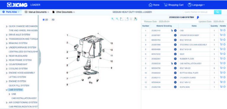 HBZ MAKİNA XCMG FORKLİFTLERİ - AĞIR İŞ MAKİNALARI - XC988 Mermer Loader